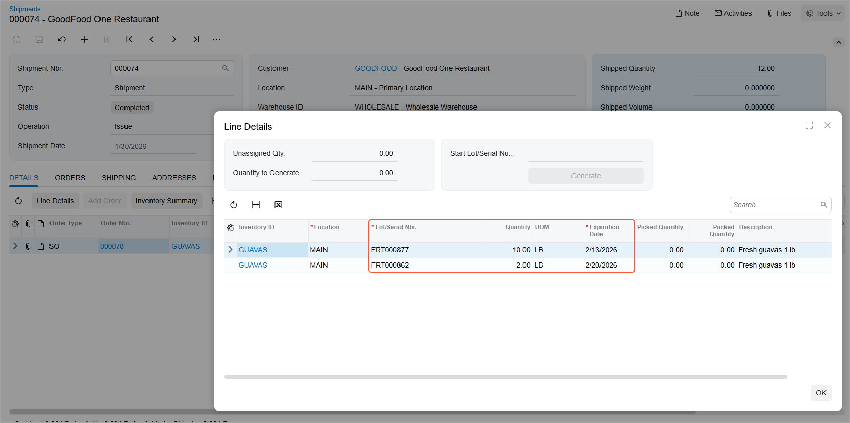 Items with Lot and Serial Numbers: To Purchase and Sell Lot-Numbered ...