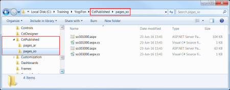 Changes in Webpages (ASPX)