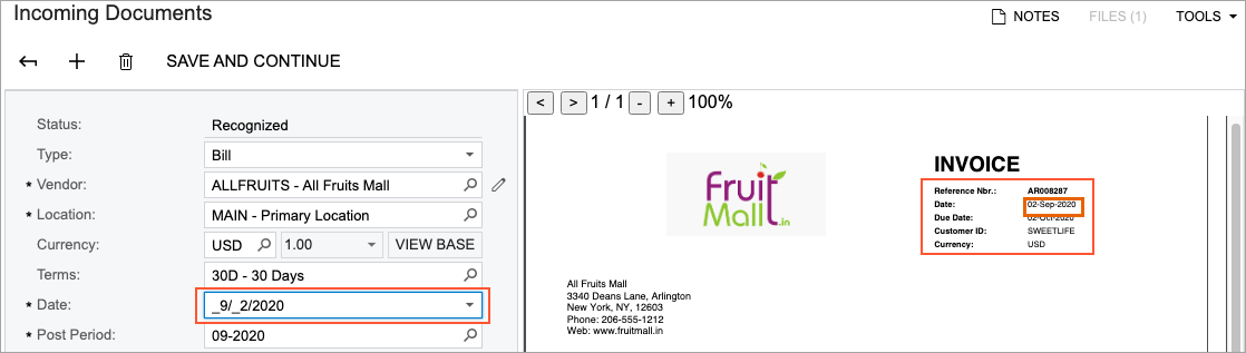 AP Documents from PDFs: General Information