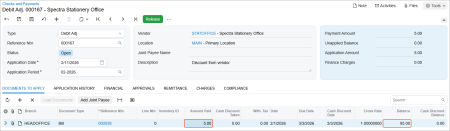 Debit and Credit Adjustments: To Process a Debit Adjustment