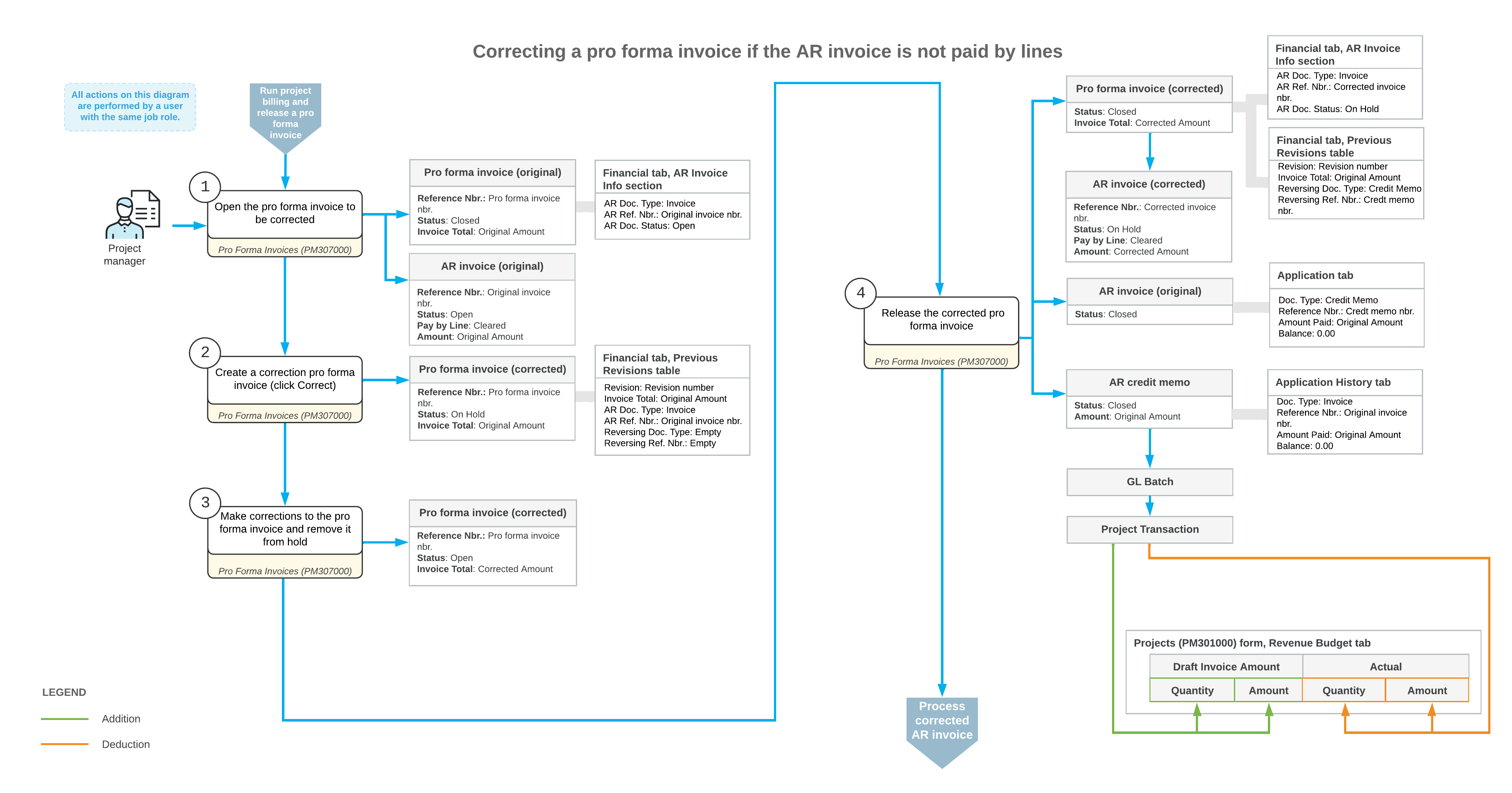 Pro Forma Invoice Correction: General Information