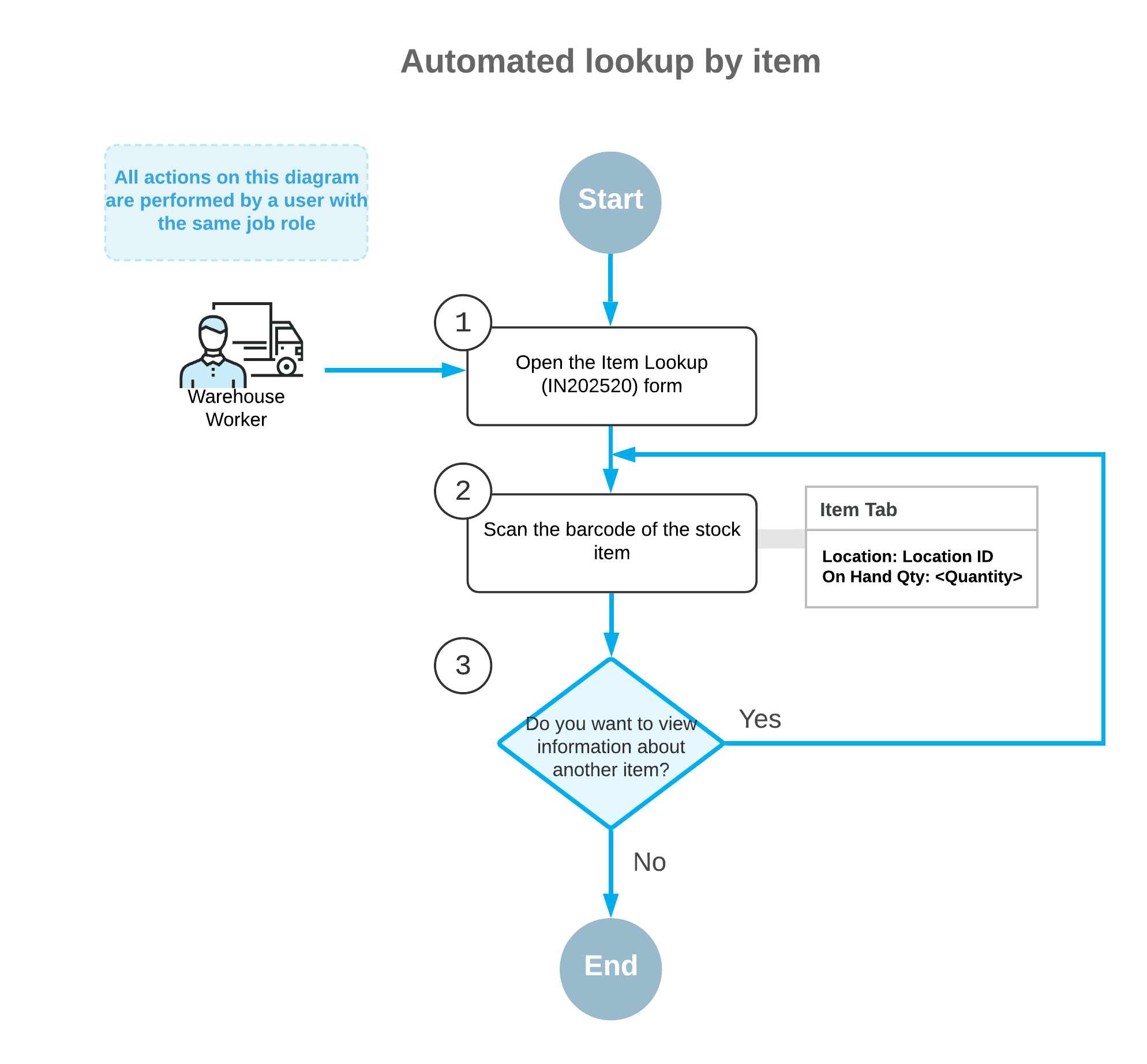 Item and Storage Lookup: General Information
