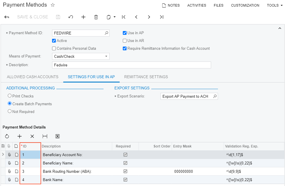 Importing Payment Instructions (Vendors)