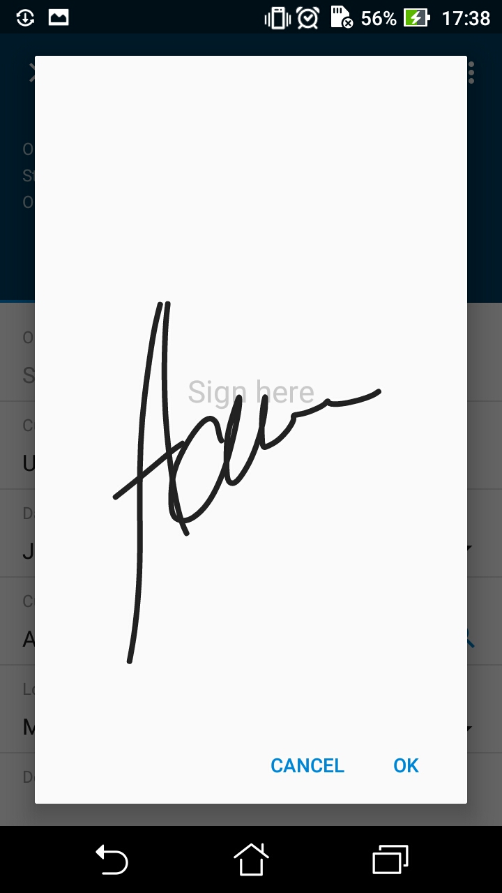 Creating the User Signature