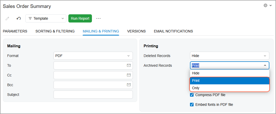 Archiving Documents: General Information