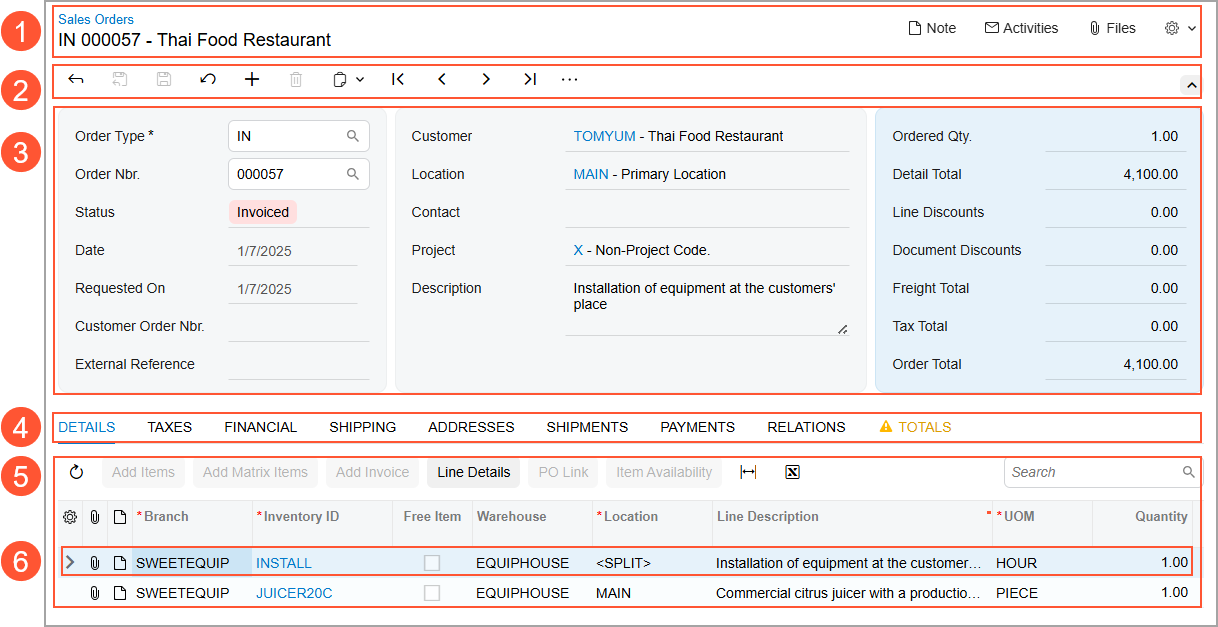 Record Entry: Basics of Acumatica ERP Forms